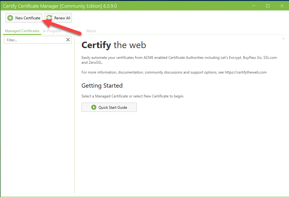 Cómo obtener certificados gratuitos SSL de Let's Encrypt con Certify The Web - Mexicali IT